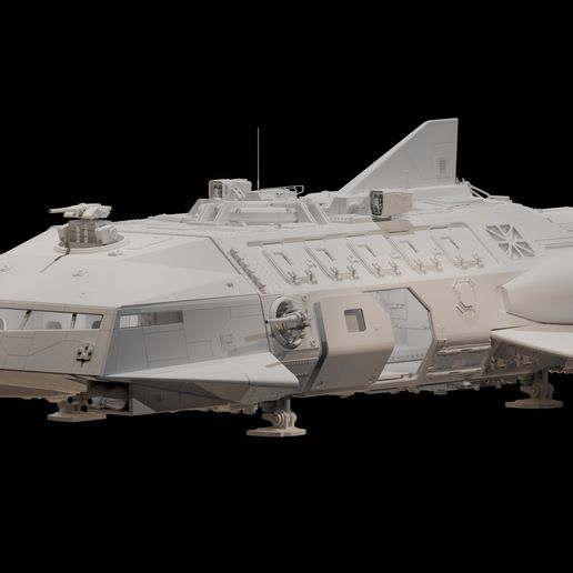 ⭐ Star Wars Assault Transport・ 3D File for 3D printing・Cults