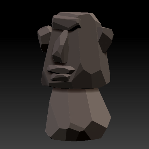 Free OBJ file Moai 🗿 ・3D printable object to download・Cults