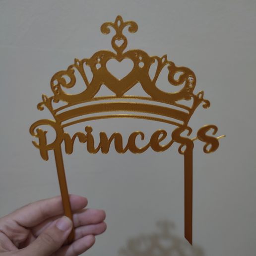 STL file Topper Disney princess CENICIENTA / WHITE SNOW / MOANA ...