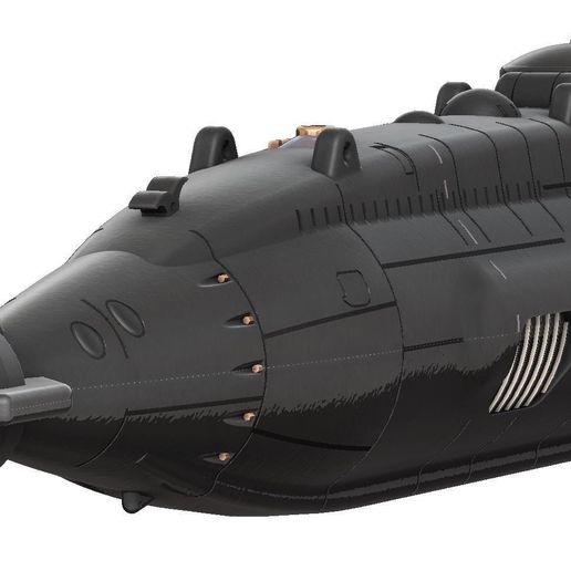 ⛵ Triton II Russian Midget Submarine・ STL File for 3D printing・Cults
