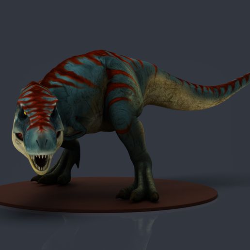 🦖 Printable Dino・Free OBJ File for 3D printing・Cults