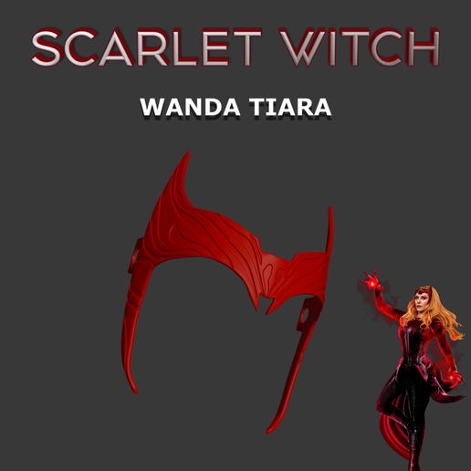 3MF file WANDA TIARA 🧙‍♀️ ・3D printing template to download・Cults
