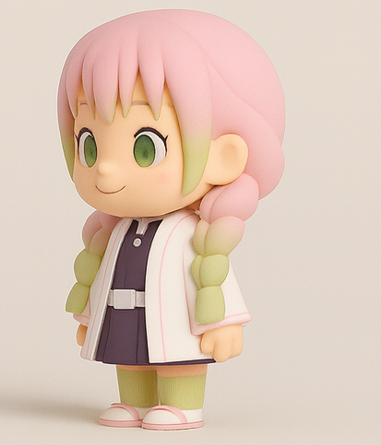 ️‍🔥 Mitsuri Kanroji Kanroji Chibi STL - Love Hashira Demon Slayer 3D ...