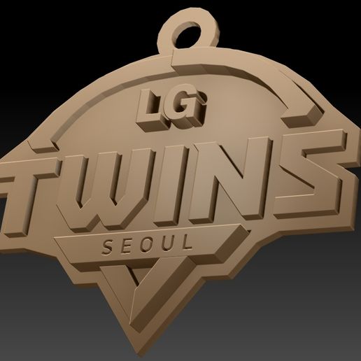 🗝️ KBO League LG Twins keychain printable badge・ 3D File for 3D ...