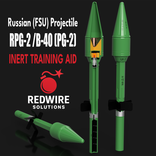 🚀 RPG-2 PG-2 Full and Cutaway Model with Internals | Detailed Replica ...