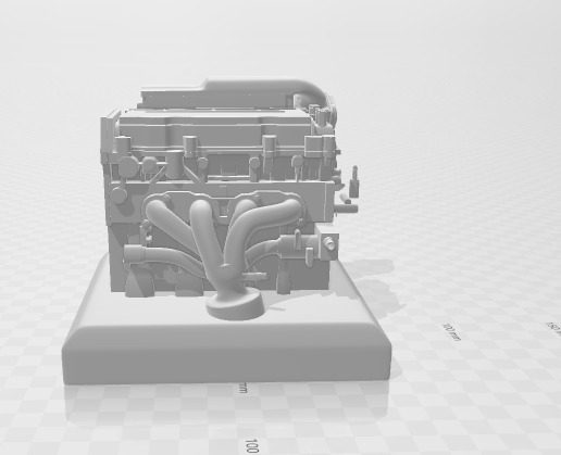 STL file engine car 🚗 ・Model to download and 3D print・Cults