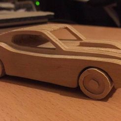 3D printing 1969 Mustang simplified cnc/laser・Cults