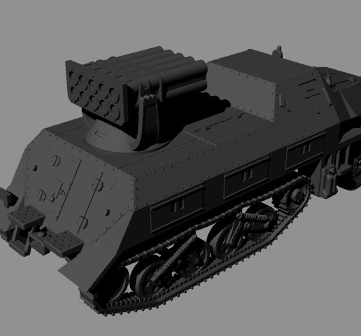 ♟ Sd Kfz 4/1 1/56 28mm・ STL File for 3D printing・Cults