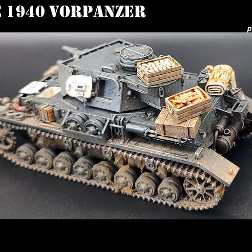 🇪🇺 Panzer IV E Vorpanzer 1940, Europe and DAK・ 3D File for 3D printing ...