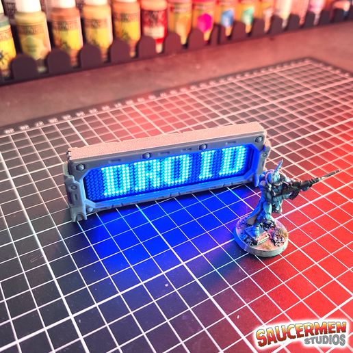 STL file LED Sign Billboard 🎲 ・3D printable model to download・Cults