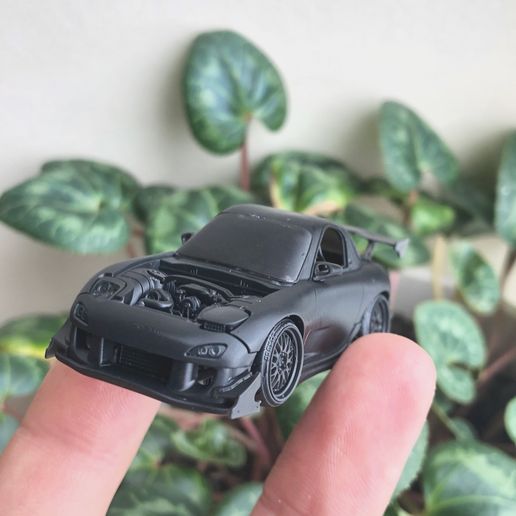 🚗 Mazda RX7 FD3S Rocket bunny and RE amemiya Full kit cartoon style ...