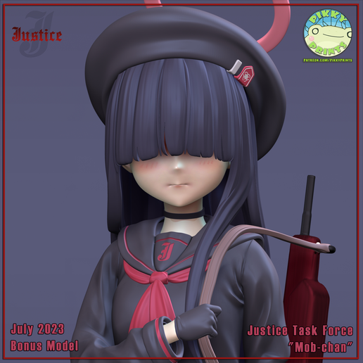 💬 Mob-chan - Blue Archive・ 3D File for ・Cults
