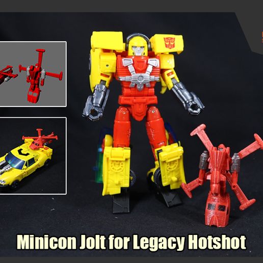 🤖 Minicon Jolt for Transformers Legacy Hotshot・ 3D File for ・Cults