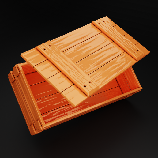📦 Stylized Box – Unique 3D Printable Design for Dioramas and Miniatures ...