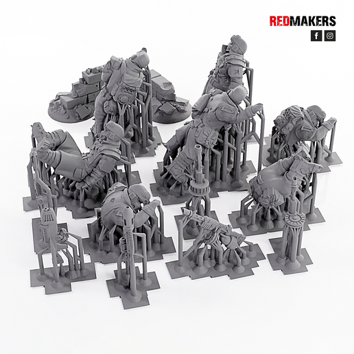 3D file Ice Warriors - Slain soldiers 🧊 ・Model to download and 3D print ...