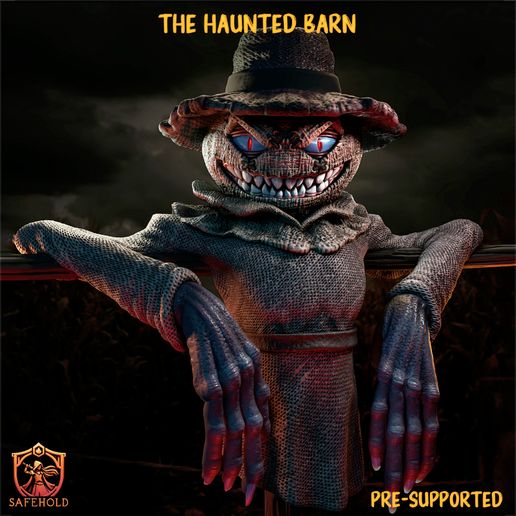 🚜 Scarecrow (pre-supported)・ 3D File for ・Cults