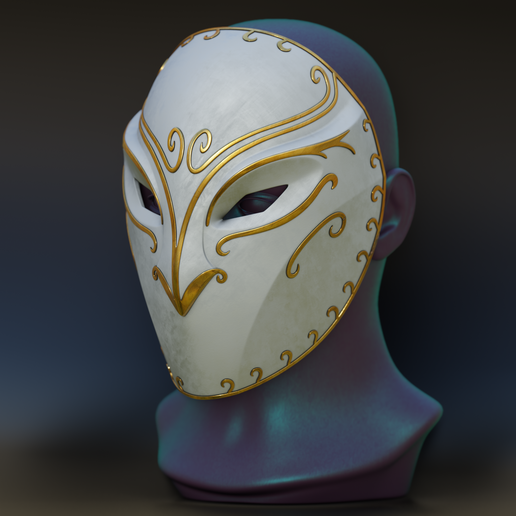 🦉 Owl Mask・ STL File for ・Cults