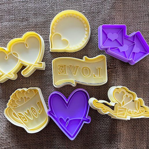 STL file SAN VALENTIN VALENTINE DAYS DIA DE LOS ENAMORADOS STAMP SELLO ...