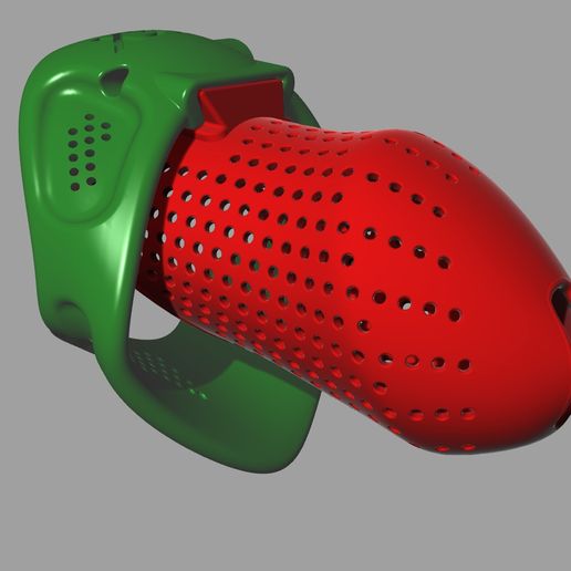 STL file X3s Espresso Chastity Cage Tube - 100mm 🤐 ・Model to download and 3D print・Cults