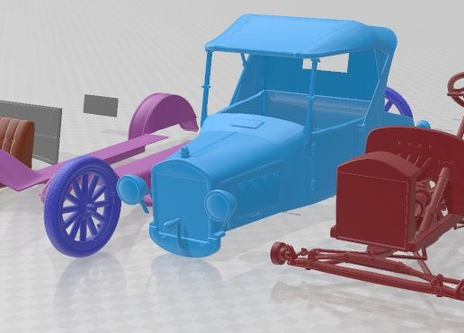 🚙 Ford Model T 1927 Printable Car・ 3D File for 3D printing・Cults