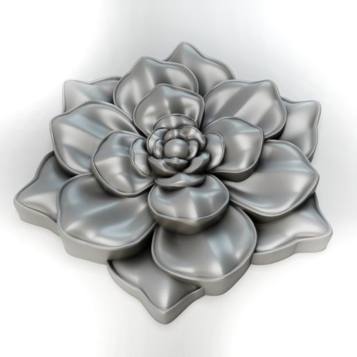 STL file 3D STL MODEL OF A FLOWER FOR CNC ROUTER or 3D printing 💐 (OBJ ...
