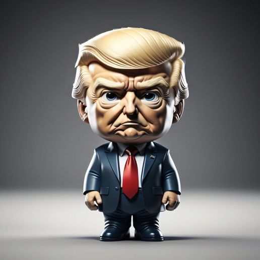 👾 Donald Trump・ STL File for 3D printing・Cults