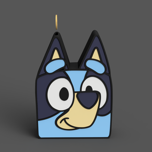 🏦 Bluey Piggy Bank・ STL File for 3D printing・Cults