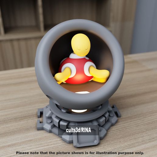 🐉 Shuckle healing machine pods・ STL File for 3D printing・Cults