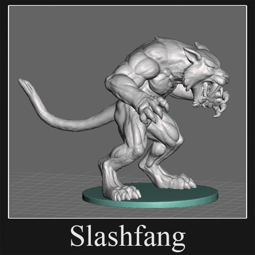 🐅 Slashfang・ 3D File for 3D printing・Cults
