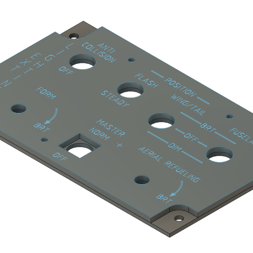 3D file F-16 C Block 52 - Lightning Ext Panel 🌩️ ・Design to download ...