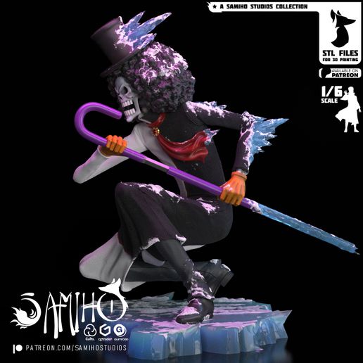 💀 Samiho Studios - Brook: STLs ready for printing・ 3D File for 3D ...