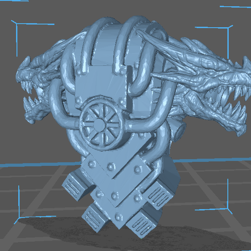 🎒 2_Headed_Dragon_Backpack・Free STL File for 3D printing・Cults