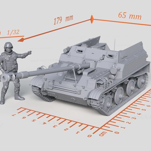 🪖 ASU-57・ 3D File for 3D printing・Cults