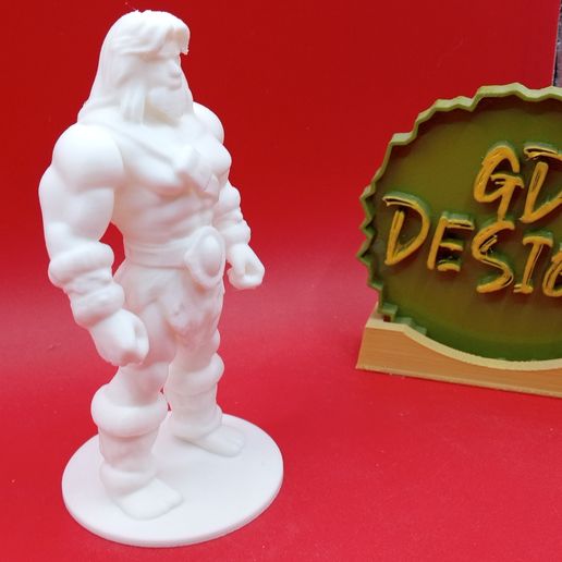 🏢 Hank The Barbarian Figure・ STL File for 3D printing・Cults