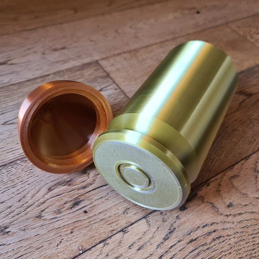 🔝 Easy Print Giant Bullet Round Full Metal Jacket Ammo Round Screw Top ...