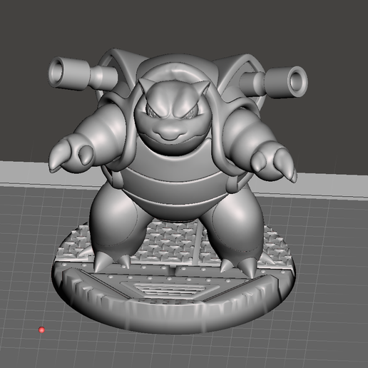 Free STL file BLASTOISE(POKEMON) 👤 ・3D print design to download・Cults