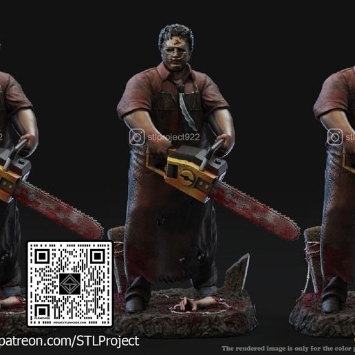 🗿 Leather Face・ 3D File for 3D printing・Cults