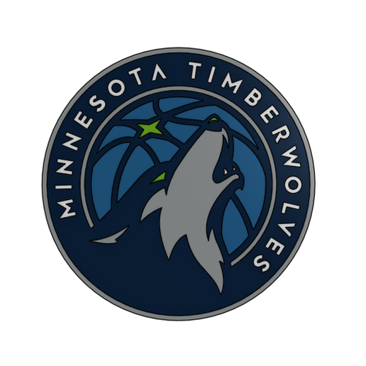 Archivo STL Minnesota Timberwolves Logo 🏀 (3MF)・Objeto imprimible en 3D ...
