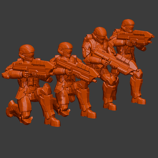 😇 Halo Odst- 19 poses・ STL File for 3D printing・Cults