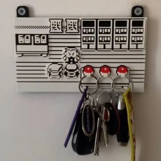 🔑 Key Holder Pokemon / Key Holder Pokemon・Archivo STL para Impresión 3D ...