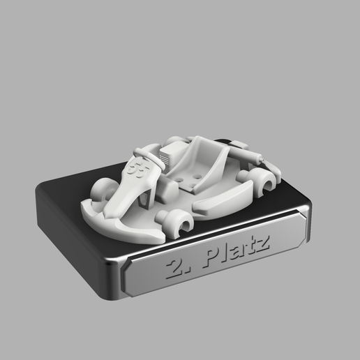 STL file 2nd place GoKart Cup 🥈 ・3D printing model to download・Cults