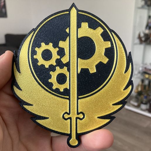 🚩 Fallout Brotherhood of Steel・Archivo STL para Impresión 3D・Cults