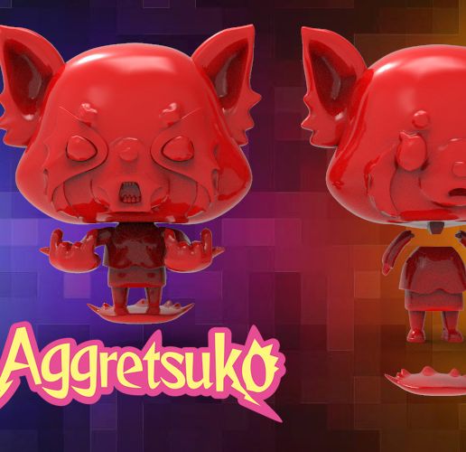 🎲 Aggretsuko・ STL File for 3D printing・Cults
