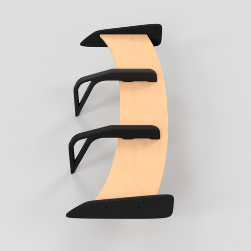 STL file Wall shelf racing spoiler 🏢 ・3D print model to download・Cults