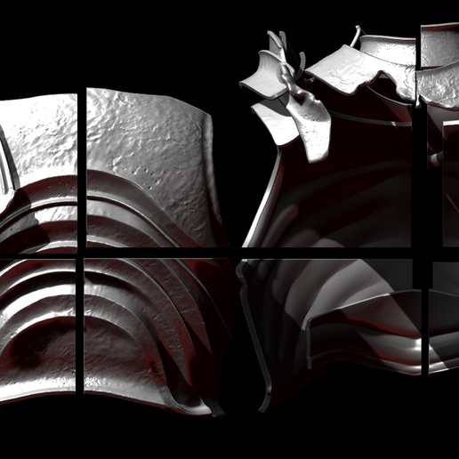 🎨 SOUL OF CINDER Armor Chest Gorget Pauldrons STL Fan Art Model・ STL ...