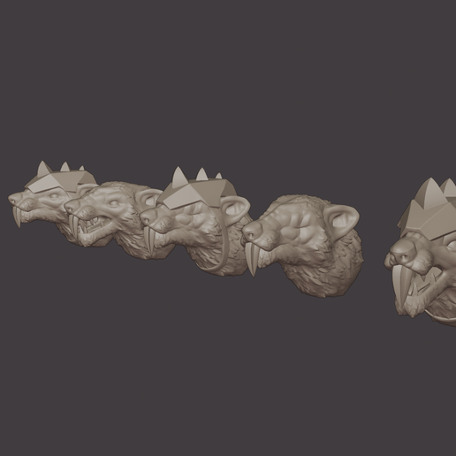 🎲 Ninkilim Heads Collection・ 3D File for ・Cults