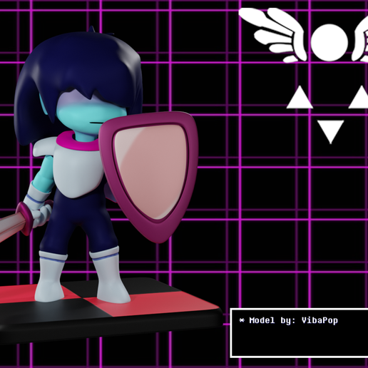 🗺️ Kris Dreemurr - [ DARK WORLD ]・Free STL File for ・Cults