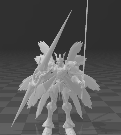 🐉 Gallantmon Crimson Mode・ STL File for 3D printing・Cults