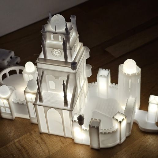 🏰 Masyaf Castle – Medium STL with LED Slot | Fantasy Diorama or Display ...