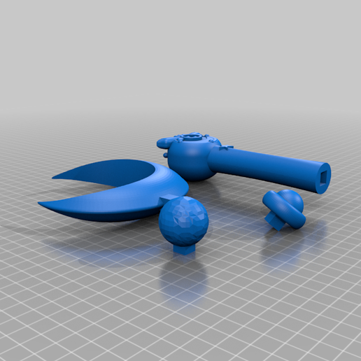 🌙 Sailor Moon Moon Stick・Free STL File for 3D printing・Cults